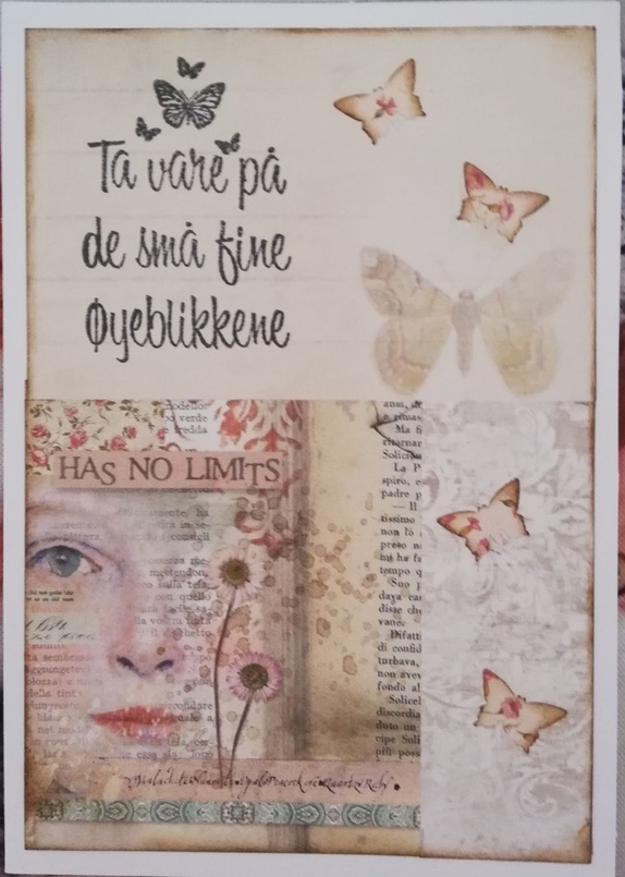 Vintage kort. - Epla