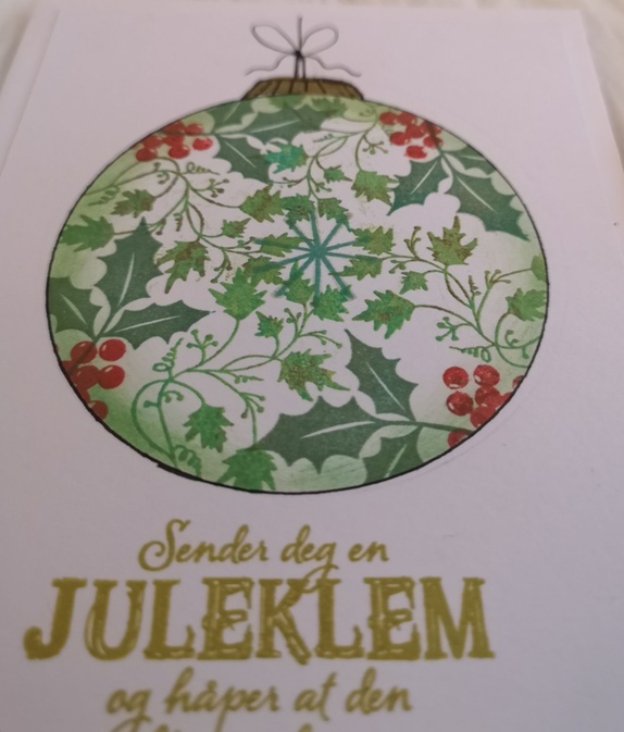 Julekule kort - Epla