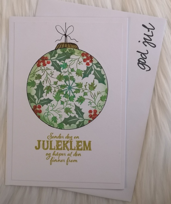 Julekule kort - Epla