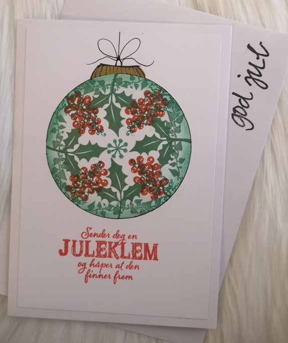 Julekule kort - Epla