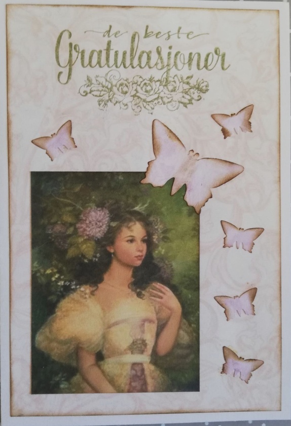 Vintage kort. - Epla