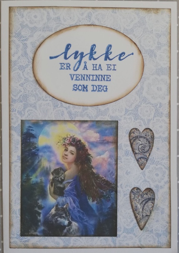 Vintage kort. - Epla