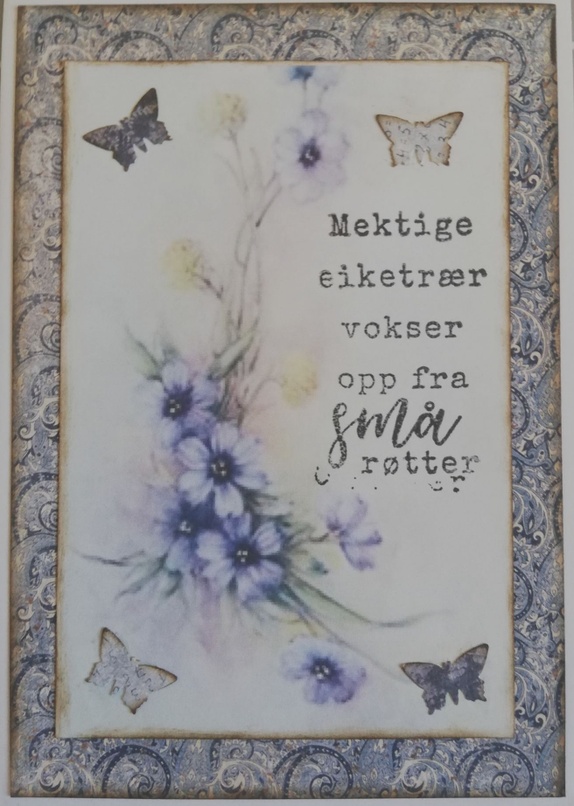 Vintage kort. - Epla