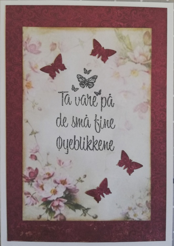 Vintage kort. - Epla