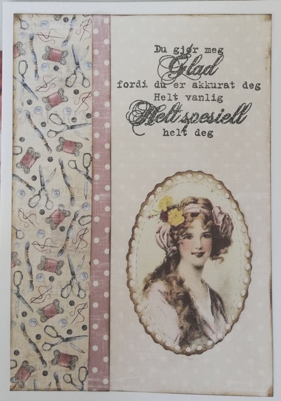 Vintage kort. - Epla