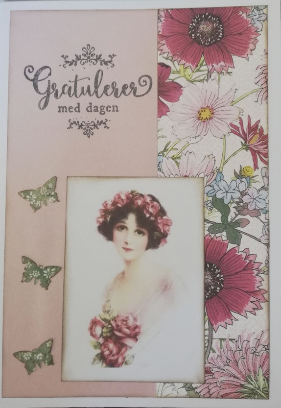 Gratulasjons-kort. - Epla