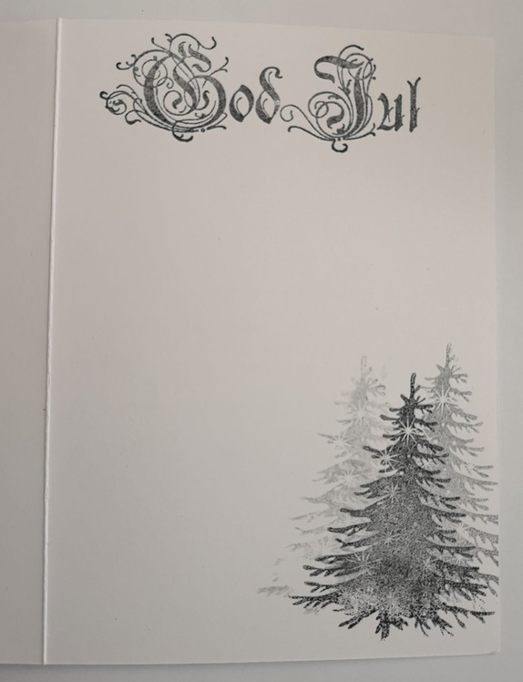 Julekort I vintage stil. - Epla