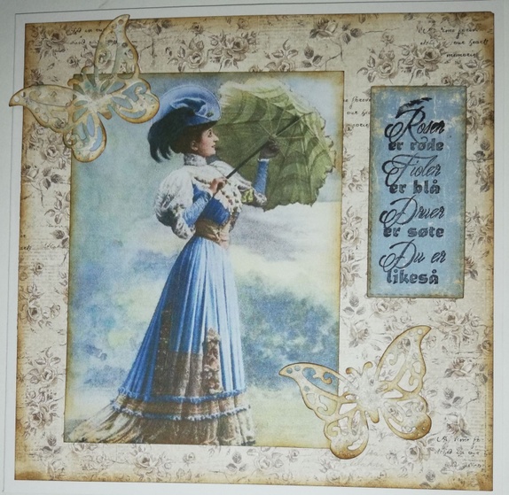 Vintage kort. - Epla