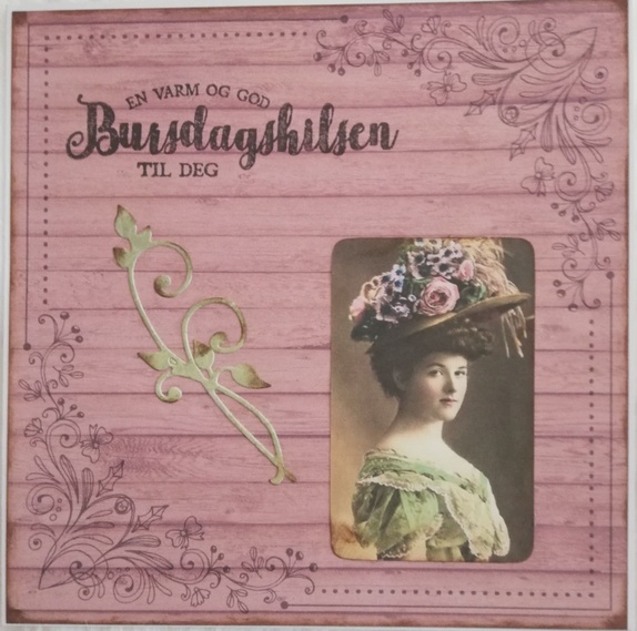 Vintage kort. - Epla