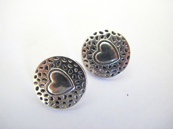 Kofte knapper - sølvhjerte - Epla