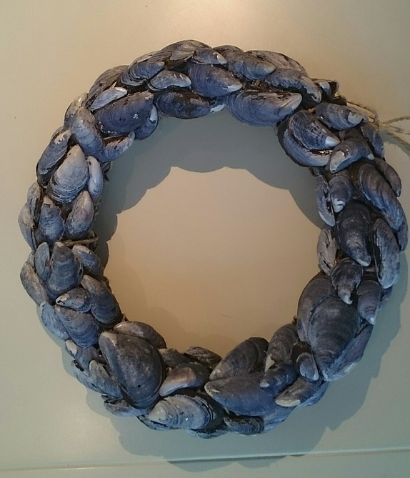 Blåskjell krans - Epla