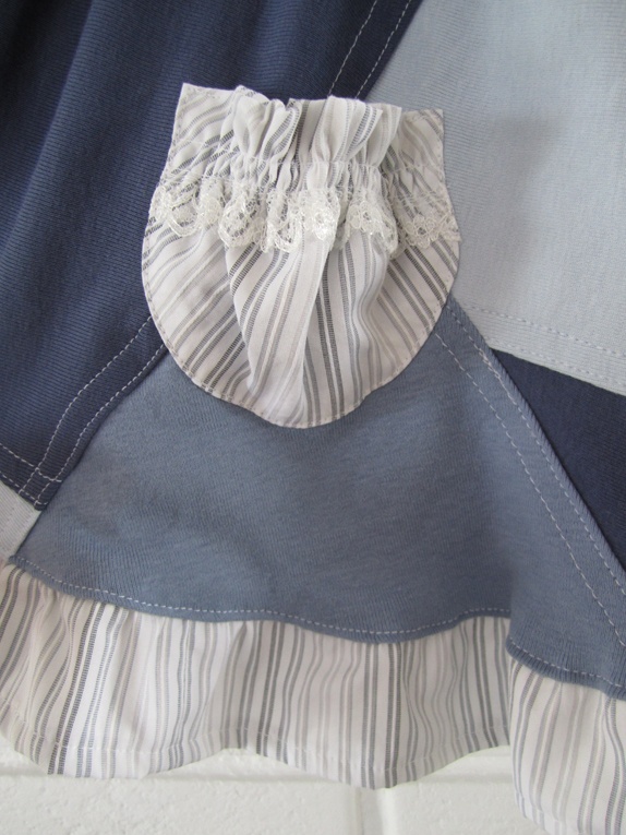 Kjole - str. 62-68 - blåtoner - Epla