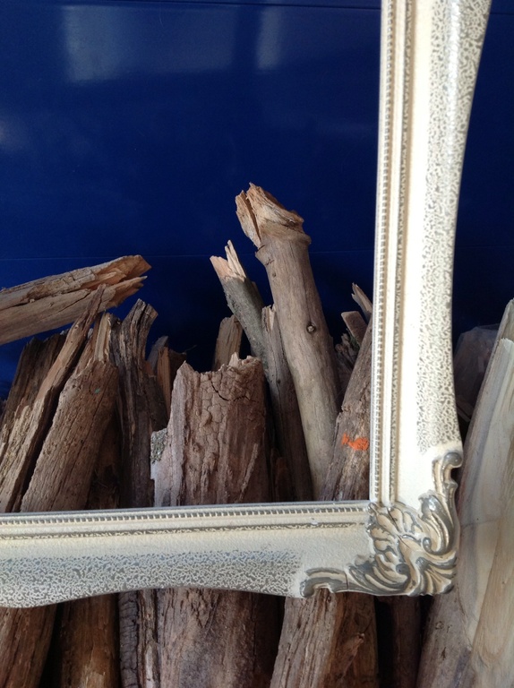 Stor klassisk ramme i teak - Epla