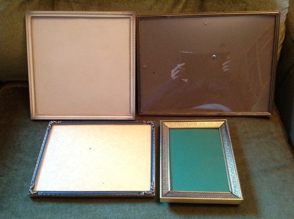 JA! DET ER SALG! 4 gamle rammer i bronse - Epla