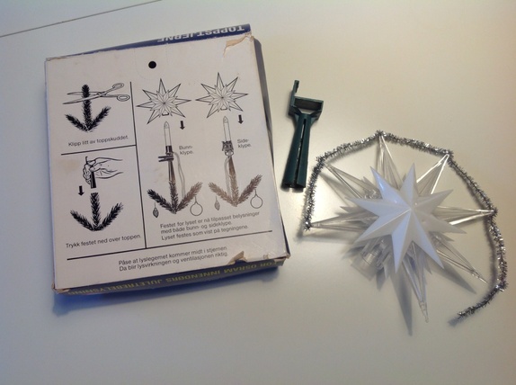 Retro Osram klar toppstjerne - Epla