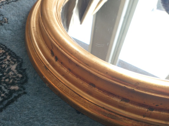 Stort italiensk ovalt speil - Epla