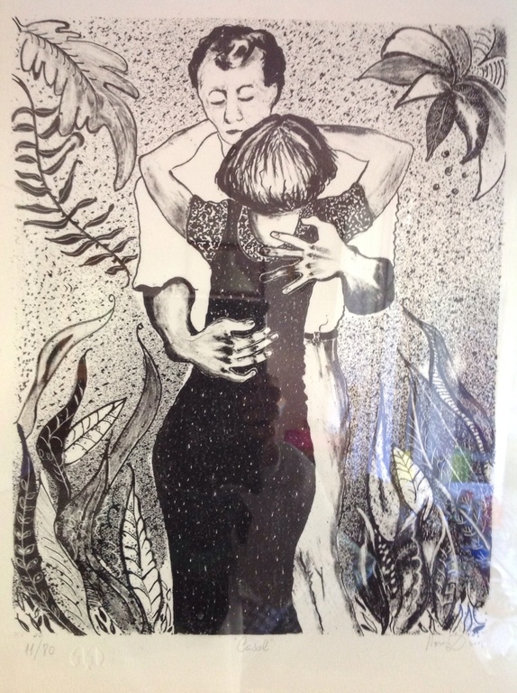 SALG! Autentisk tresnitt bilde - Epla