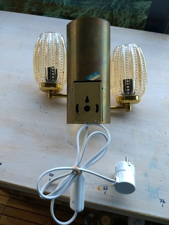 Fin retro vegglampe - Epla