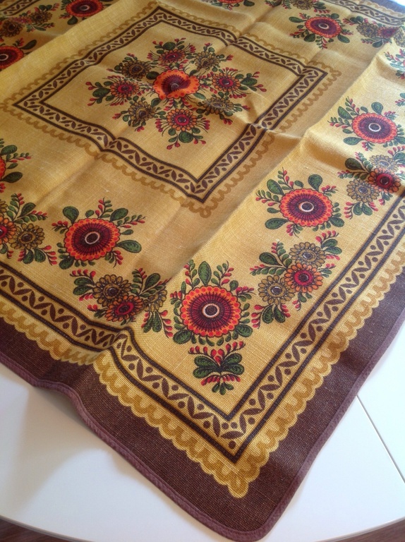 Vakker retro duk - Epla