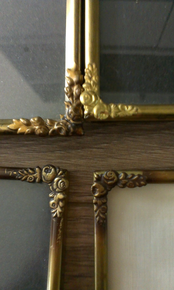 4 fine gamle rammer - Epla