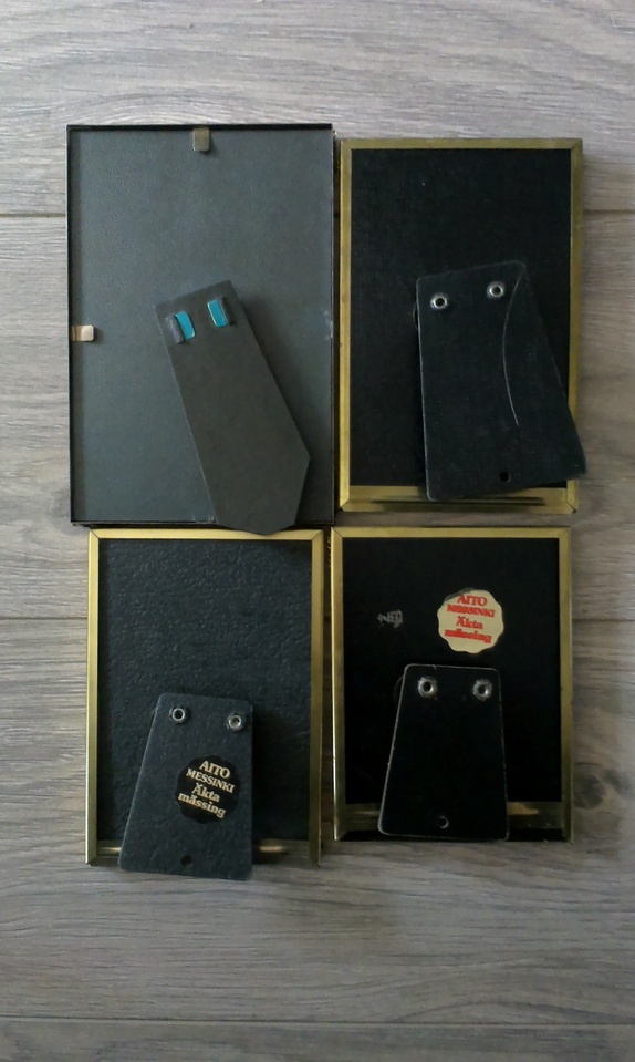 4 fine gamle rammer - Epla