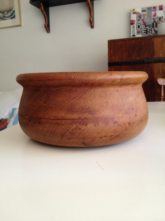 Stor bolle i teak - Epla