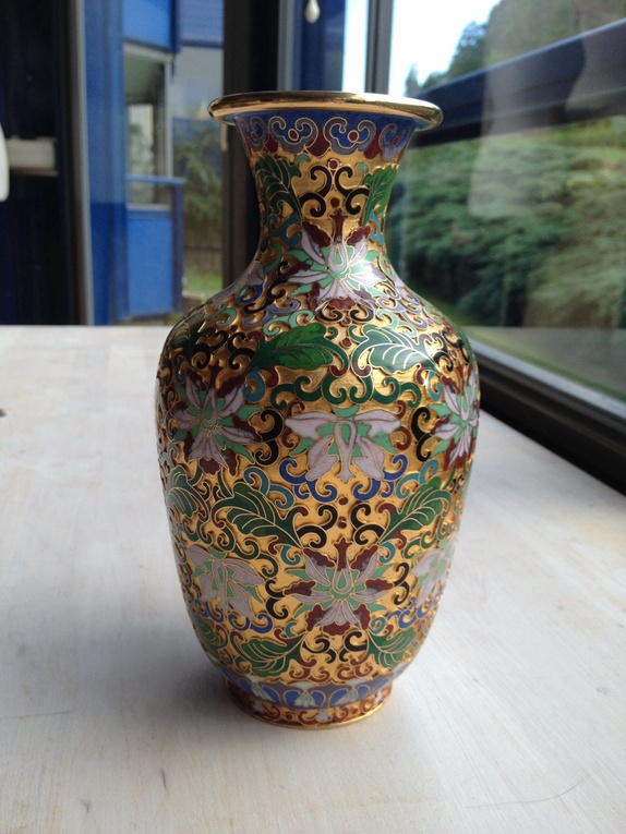 Vakker kinesisk vase - Epla