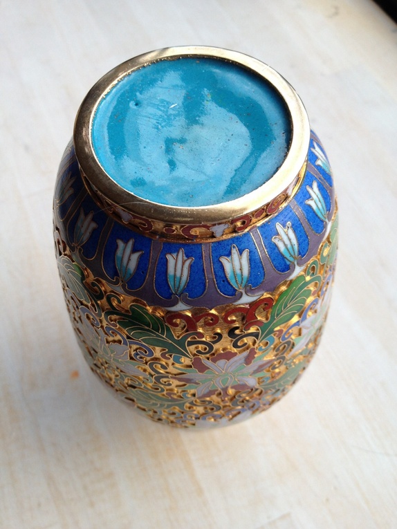 Vakker kinesisk vase - Epla