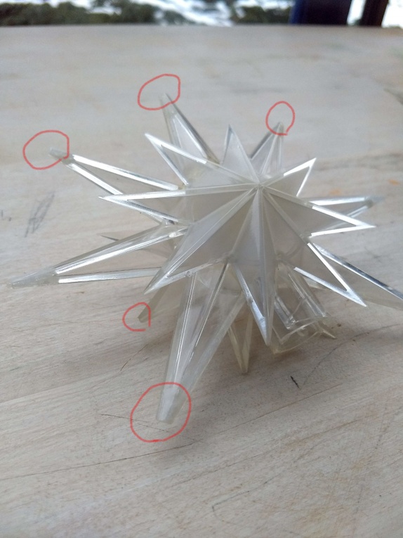 Retro Osram julestjerne - Epla