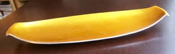 Vakkert gult fat fra Olden - Epla