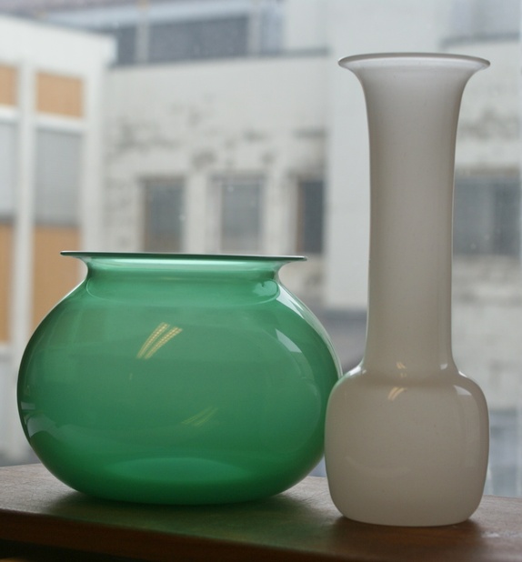 Flott bolle og vase-April-Hadeland- Willy Johansson - Epla