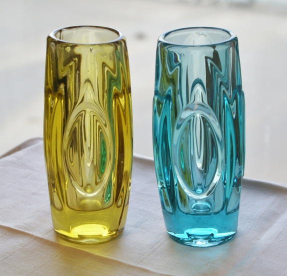 To vakre vintage vaser i glass - Epla