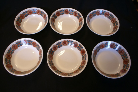 Figgjo Flint - 6 dype frokosttallerkner Astrid - Epla