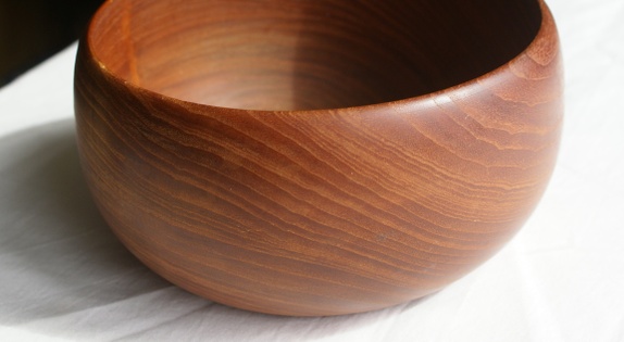 Stilig teak bolle fra Norge - Epla