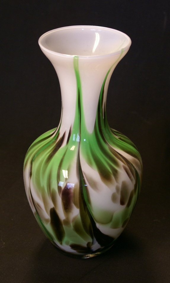 Vintage vase i kunstglass- Tyskland - Epla