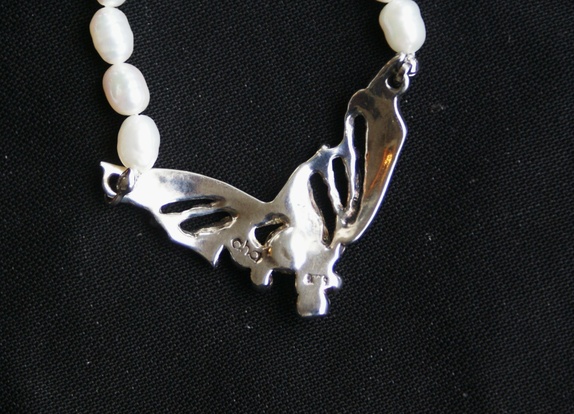 Anheng med perlekjede-AHA- 925S - Epla