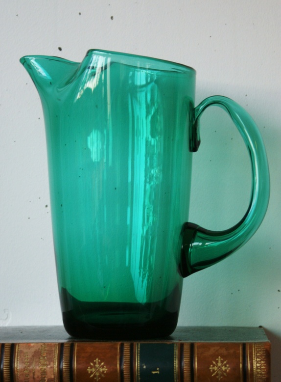 Hadeland- Truls- Vakker grønn mugge - Epla