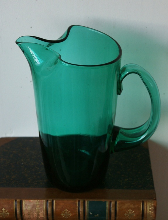 Hadeland- Truls- Vakker grønn mugge - Epla