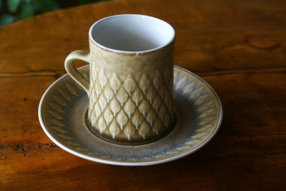 Quistgaard- Relief- Seks kaffekopper- Danmark - Epla