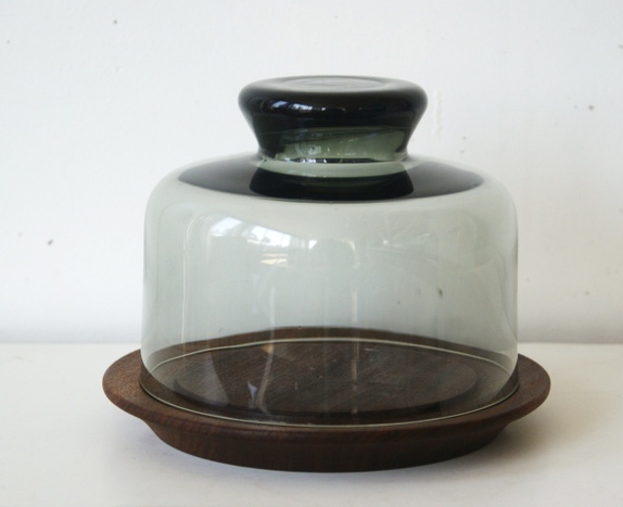 Retro osteklokke- sotet glass - Epla