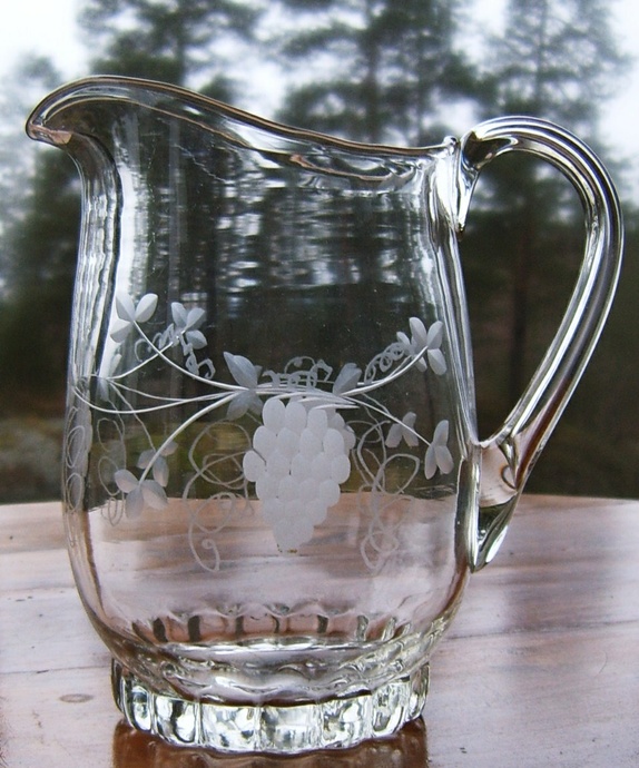 Hadeland- Stor og vakker mugge - Epla