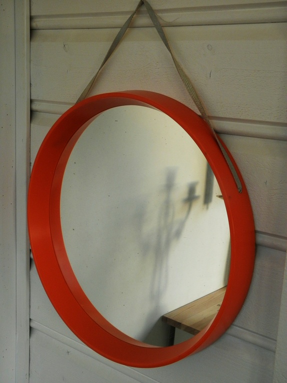 Oransje retro speil - Epla