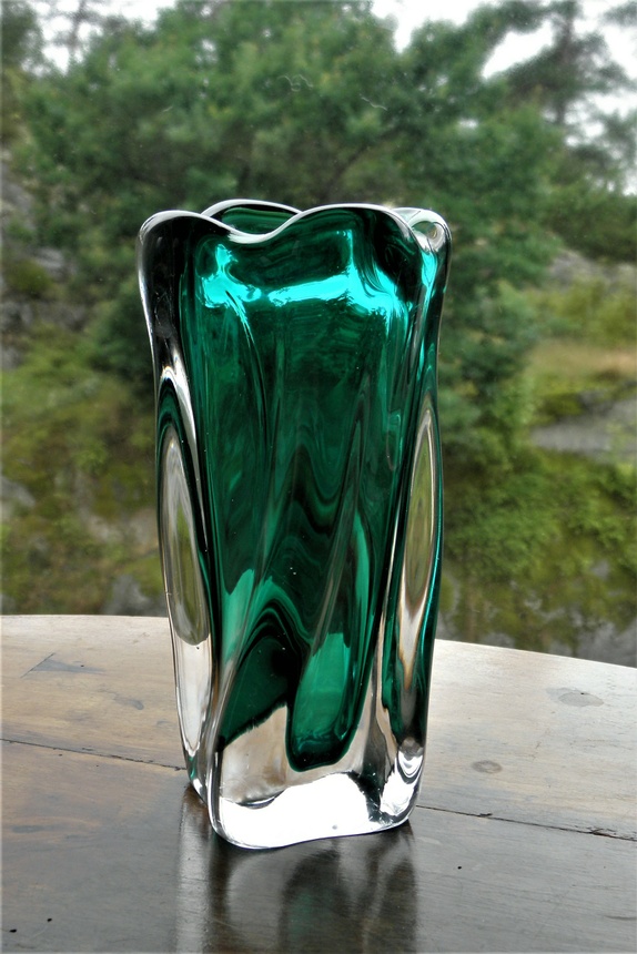 Magnor- Vakker vintage vase - Epla