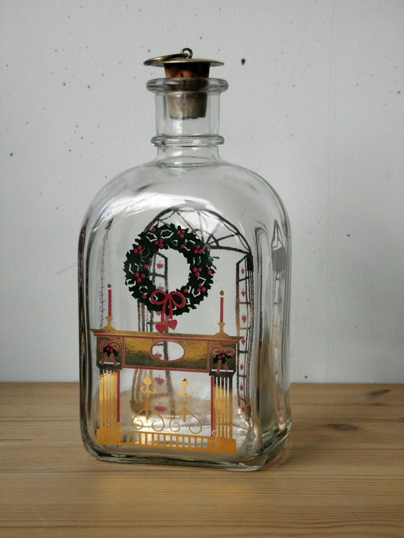 Holmegaard- Danmark- Juleflaske 1984 - Epla
