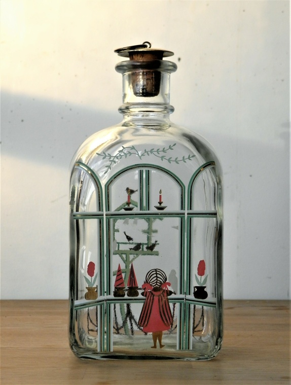 Holmegaard- Danmark- Juleflaske 1987 - Epla