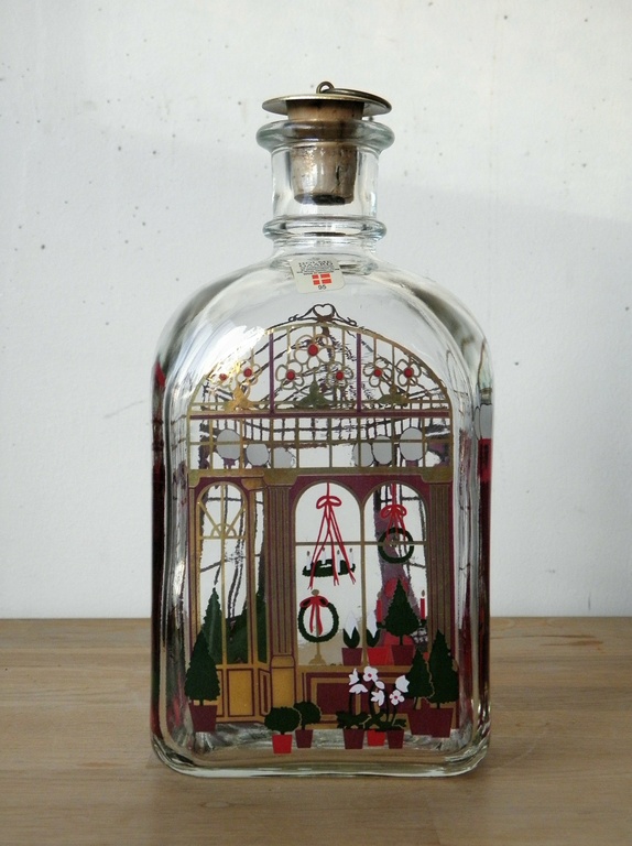 Holmegaard- Danmark- Juleflaske 1995 - Epla