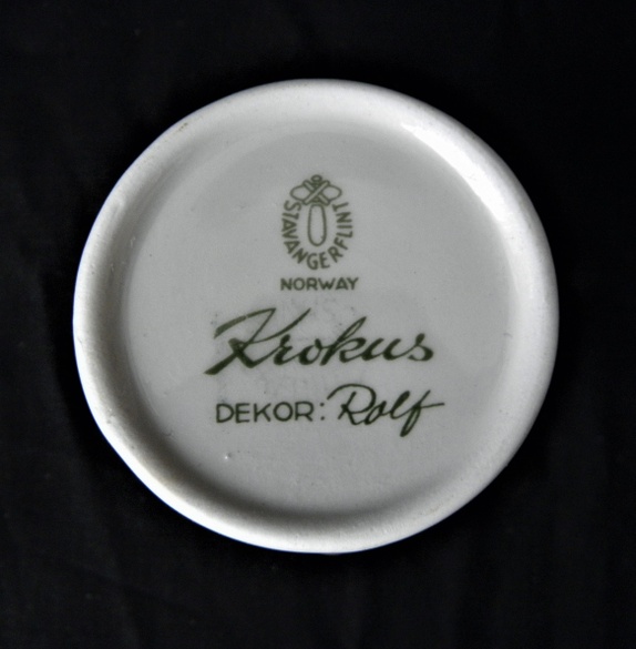 Stavangerflint- Krokus- fat + fløtemugge - Epla