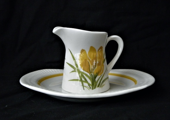 Stavangerflint- Krokus- fat + fløtemugge - Epla