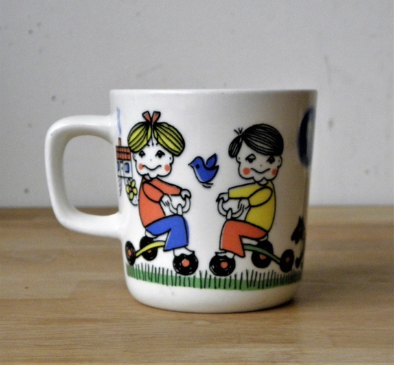 Figgjo- Krus- Trygg Trafikk- Inger Waage - Epla