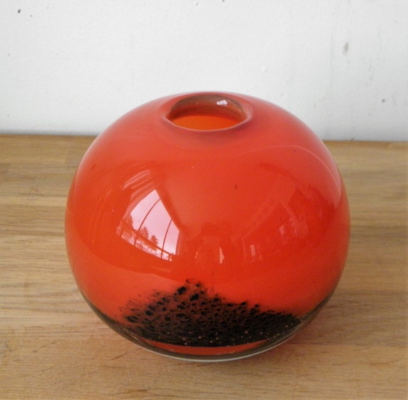 Randsfjordglass- Oransje kulevase - Epla